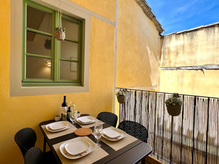 Le Patio D’anaé : Duplex, Clim & Petite Terrasse - Carcassonne