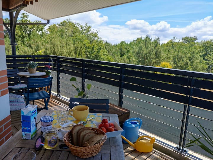 Terrasse Ensoleillée Au Cœur Du Bassin Darcachon - Audenge