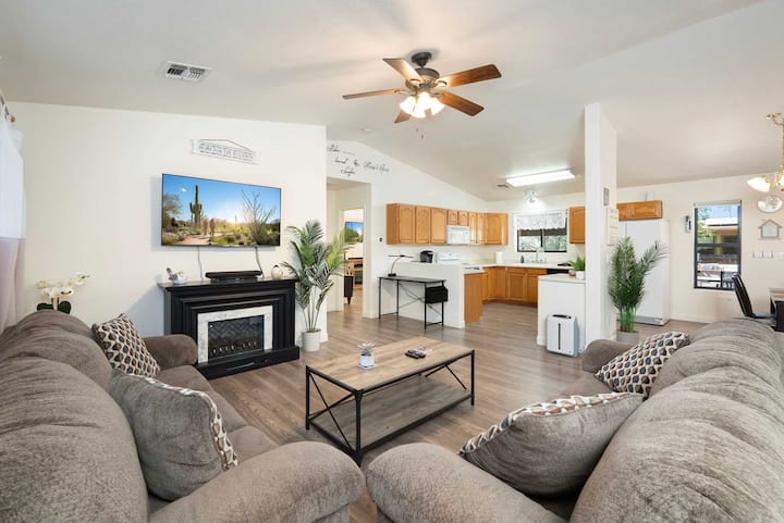 3br Cozy Retreat W/ Firepit, Hot Tub, Bbq & Patio - Payson, AZ
