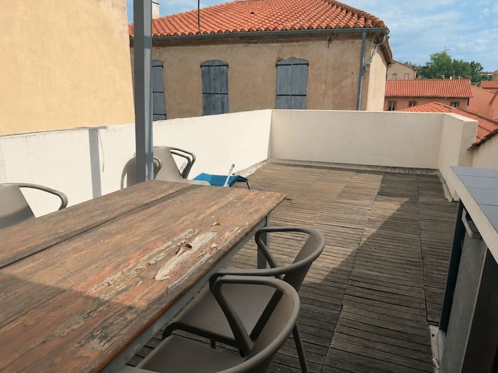 Maison Centre-ville Chaleureuse - 8 Pers. - Collioure