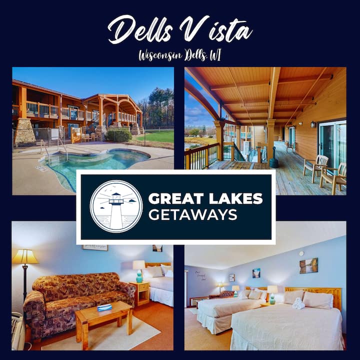 Dells Vista | Spa Retreat Steps To Hot Tub - Wisconsin Dells, WI