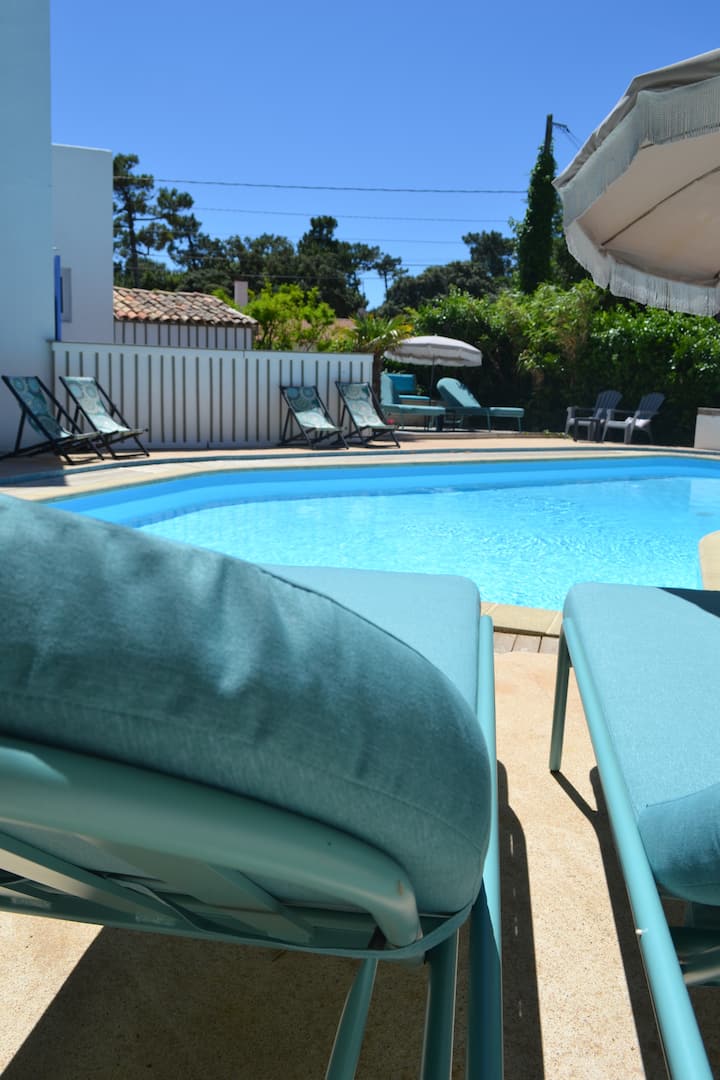 Studio 2 Pers. Piscine Chauffée à 150 M De L'océan - La Cotinière