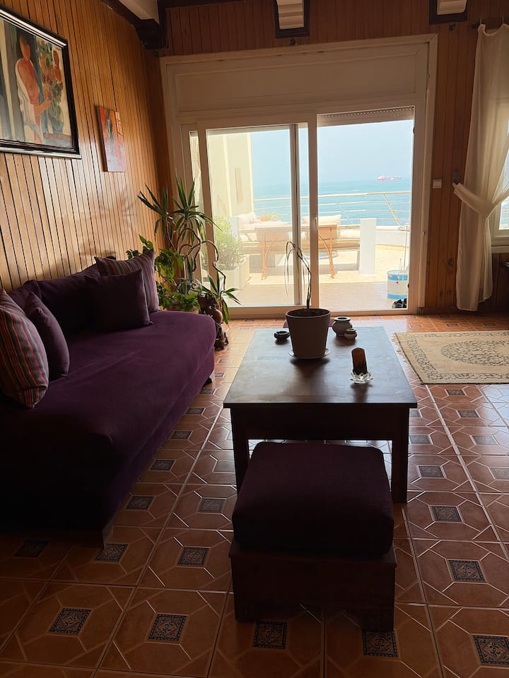 Villa Vue Et Accès Mer Avec Terrasse Panoramique - Mohammédia