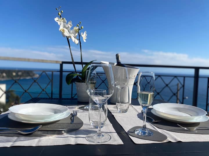 Appartement Dans Villa Face à La Mer Proche Monaco - Beausoleil
