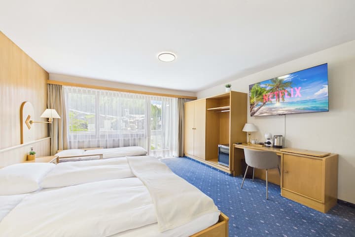 Chambre Triple & Vue Sur La Montagne Près Saasfee - Saas-Almagell
