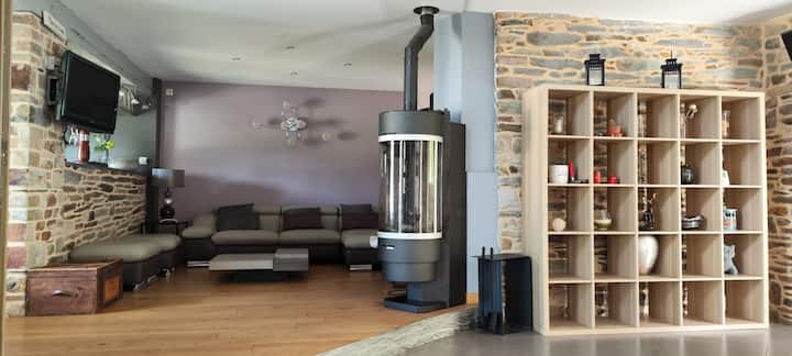 Maison De Campagne Avec Piscine - Pipriac