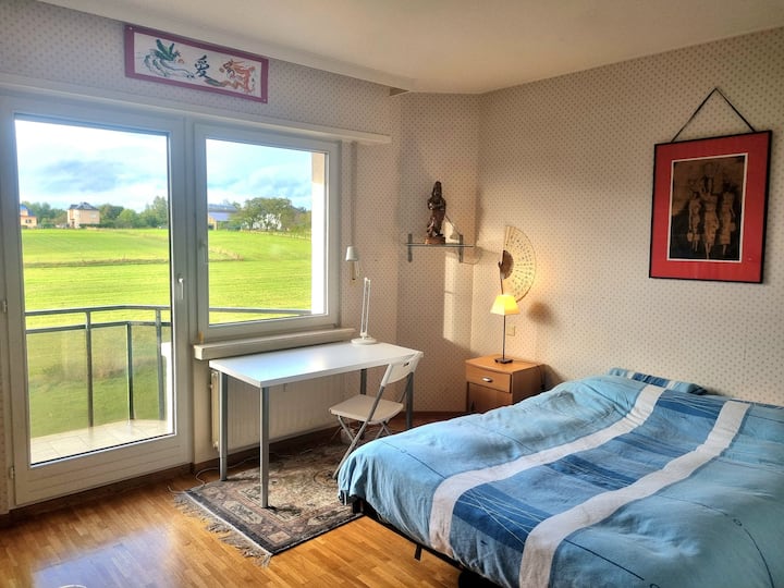 Big, Bright, Quiet Room With Balcony In Kirchberg - Luxemburg (Stadt)
