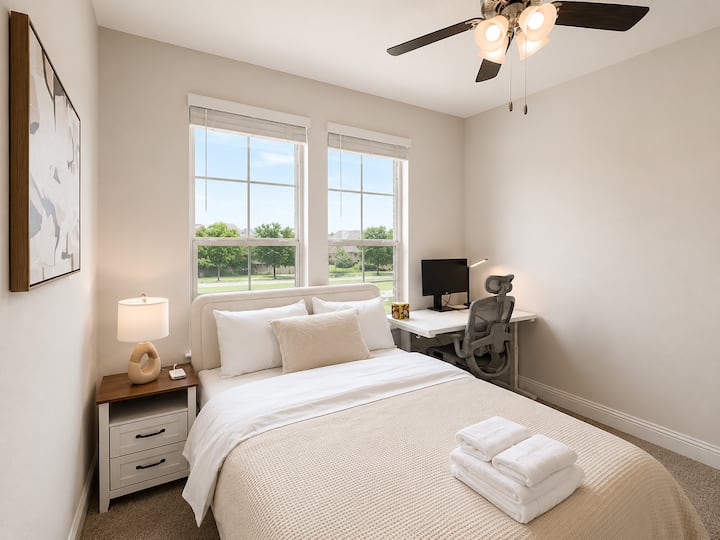 Prvte Room: Mdern• Shared 1.5 Bath• Workstation 2 - Allen, TX