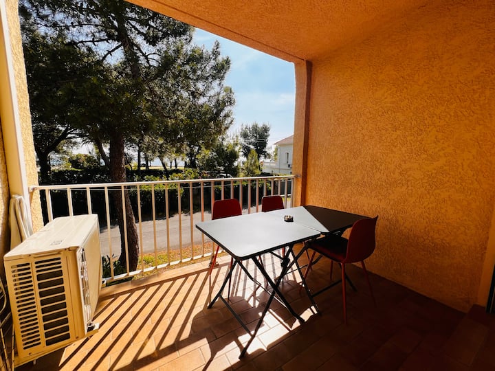 Appartement, Climatisation, Vue Mer - 4 Pers. - Argelès-sur-Mer