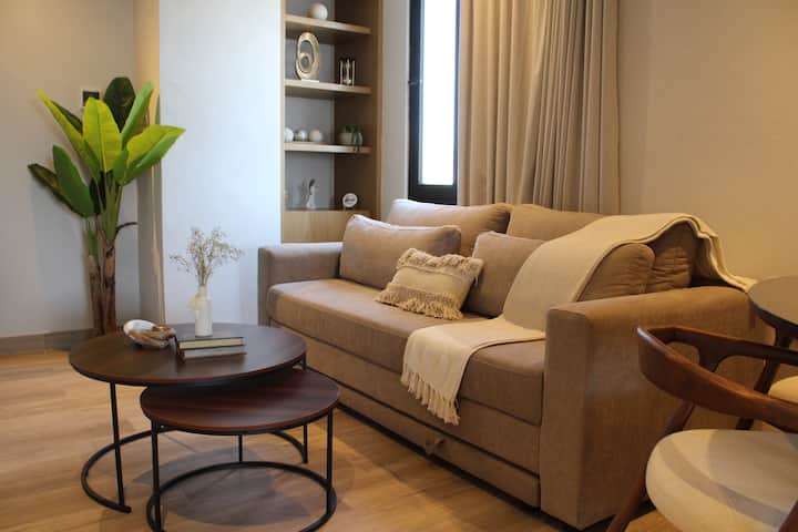 Cozy 1br 2bt, In Gastronomic Zone In The City - México