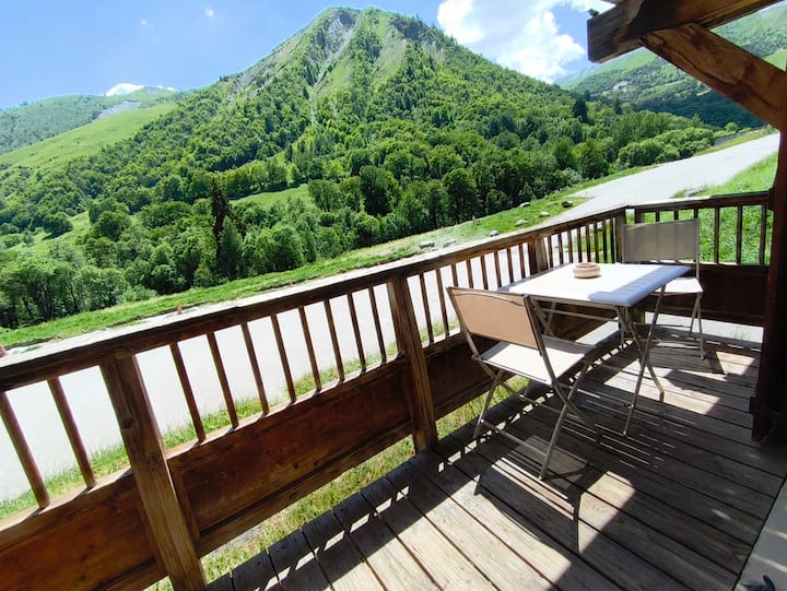 T2 4/6 Pers Piscine Chauffée Vue Montagne - Saint-Sorlin-d'Arves