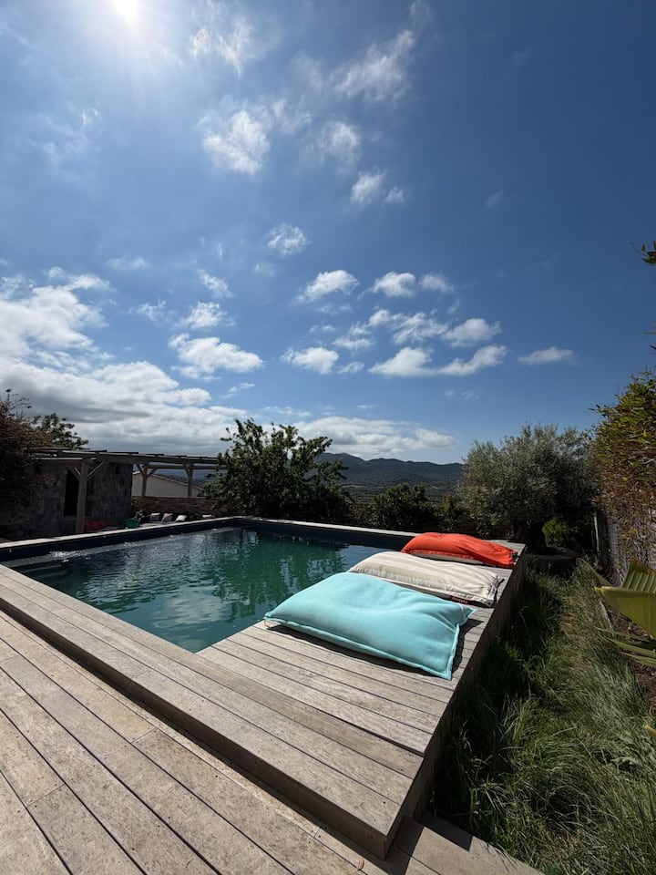 Villa De Vacances En Corse - Belgodere