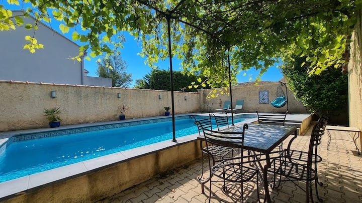 La Santoline - Parenthèse Provençale Avec Piscine - Le Thor