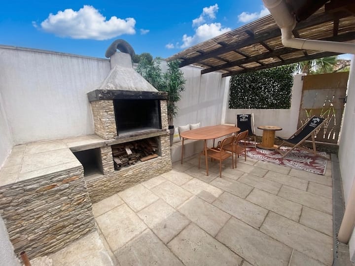 Maisonnette Climatisée Avec Extérieur Et Barbecue - Balaruc-les-Bains