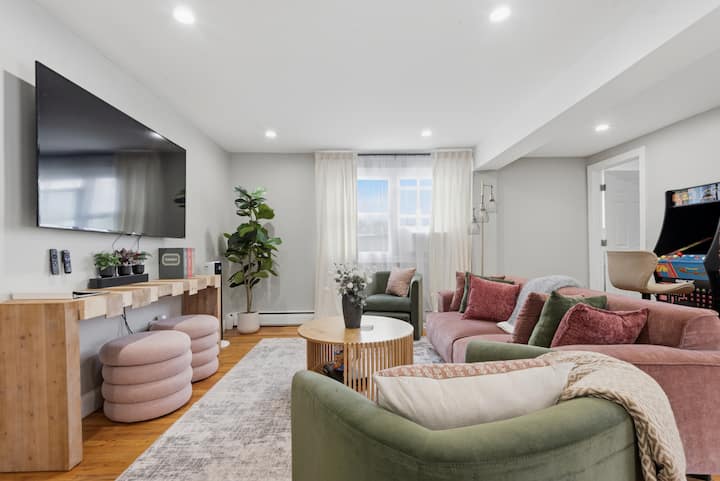 Stylish Stay By Hoboken W/ Parking|15 Min Metlife - Manhattan, NY