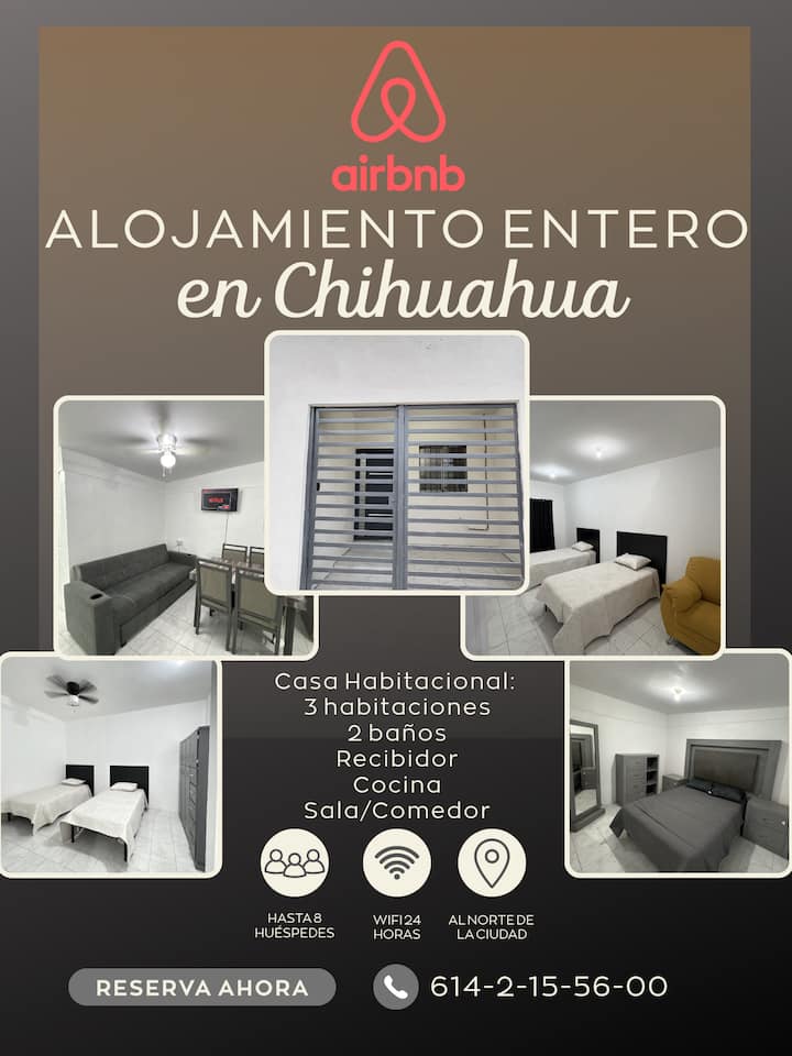 Casa Habitación, Al Norte. - Chihuahua