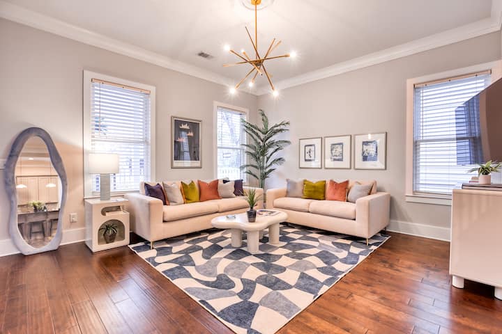 Savannah Escape Near Forsyth W/ Fire Pit | Parking - Savannah, GA