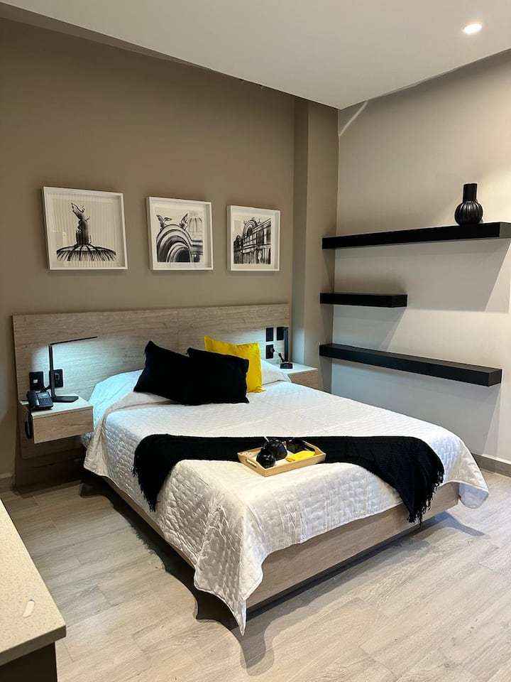Elegant Studio By Bellas Artes With Scenic Rooftop - Mexique