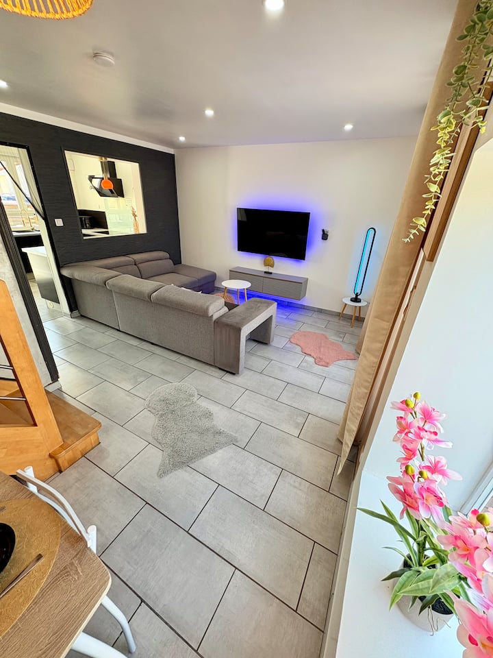 Maison 6 Pers/3 Chambres-clim-jardin-terrasse-park - Tarbes