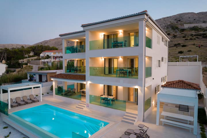 Apartvilla Pag (App.2) Island Pag Croatia - Pag, Kroatien