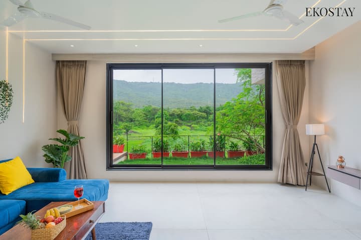Luxe 6bhk Villa | Private Pool & Scenic Views - Alibag