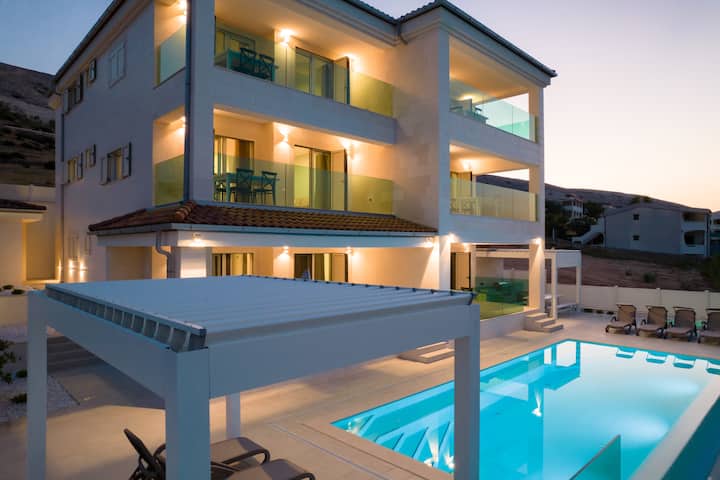 Apartvilla Pag (App.3) Island Pag Croatia - Pag