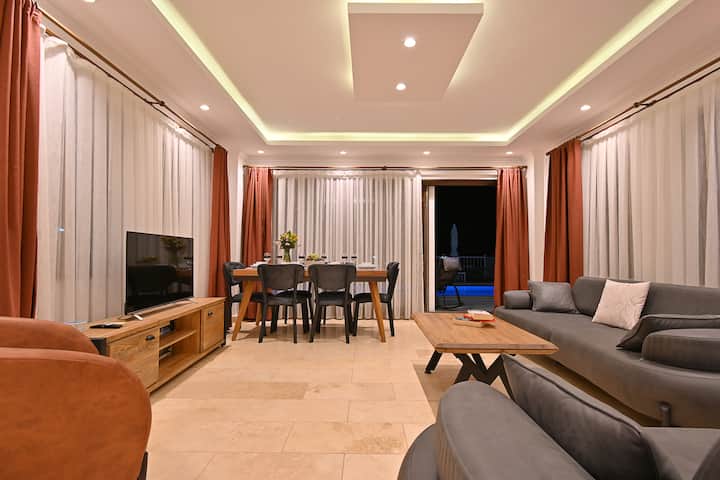 Villa Dionysus | Kalkan'da Deniz Manzaralı - Kalkan