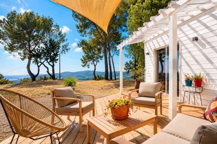 Maison Bois / Piscine / Guinguette Privée /Vue Mer - Bandol