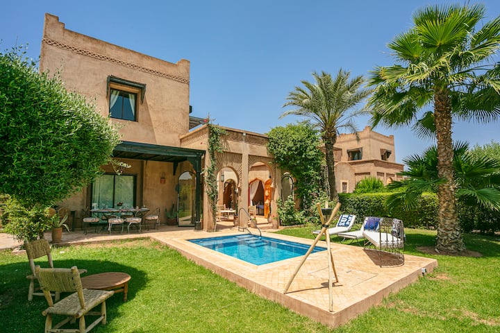 Villa Jacaranda, Piscine Privée Et Personnel. - المغرب