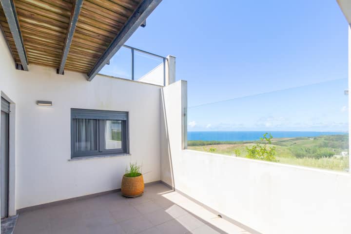 Appartement Côtier | Terrasse Et Aperçu De La Mer - Atalaia
