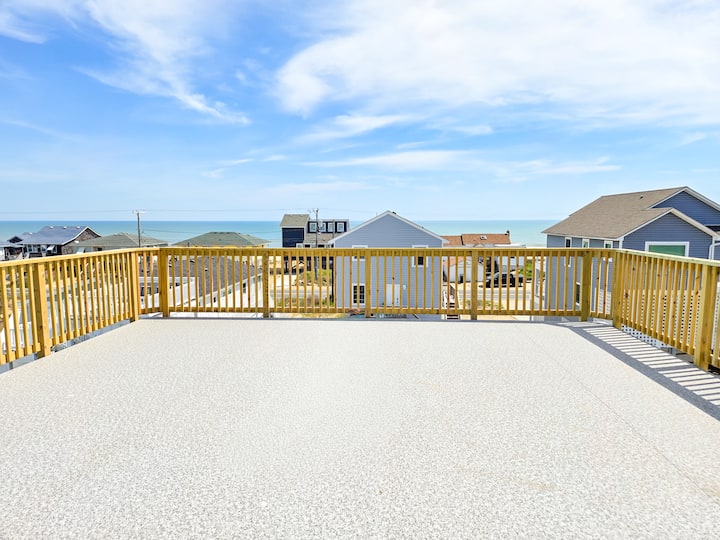 Salty Siesta: Ocean Views, Rooftop Sunrise/set - Kitty Hawk, NC