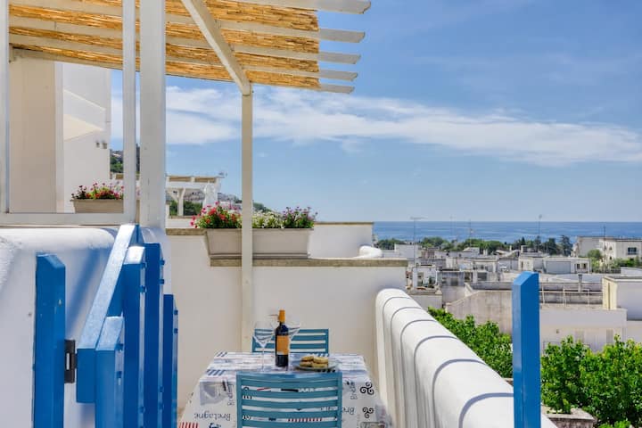 Monolocale 1, Balcone Vista Mare - Santa Cesarea Terme