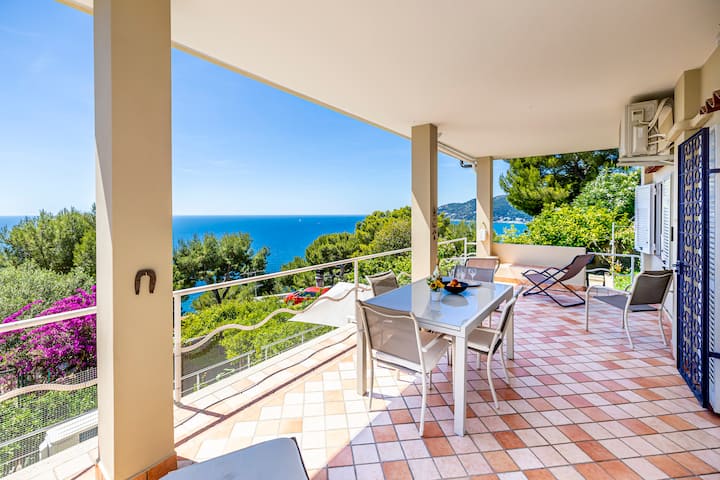 Villa Con Vista Mare E Terrazza - Alassio