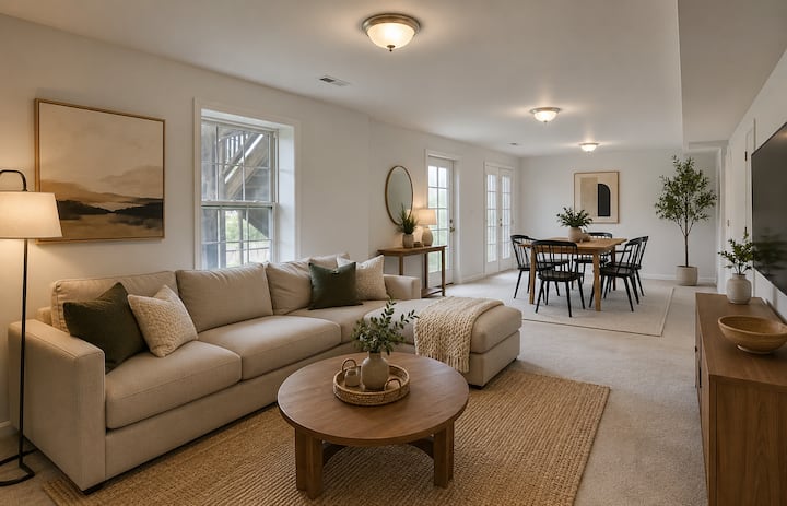Luxury Cozy Haven Basement + Desk | Living Space - Woodbridge, VA