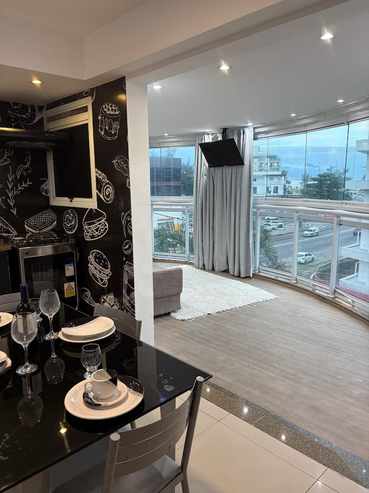 Varanda Vista Mar- Resort Pontal/jacuzzi/sauna/gym - Recreio dos Bandeirantes