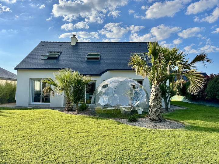 Maison Familiale - Jardin Exotique - Proche Plages - Carantec