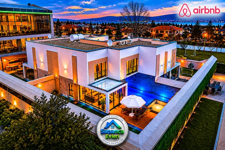 Merkez öZel Havuz & şöMine & Jakuzi Lüks Villa - Sapanca