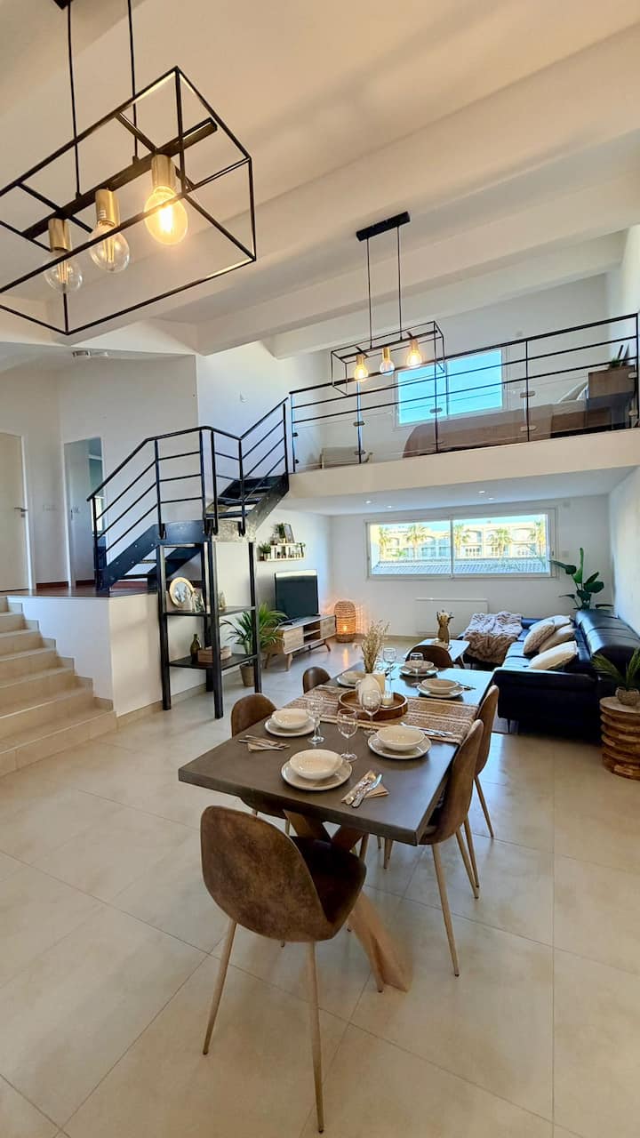 Loft Lumineux & Terrasse à Palavas - Palavas-les-Flots