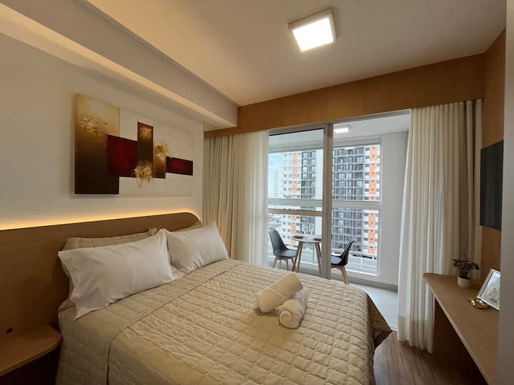 Elegante Studio Com Sacada | Centro De Curitiba - Curitiba