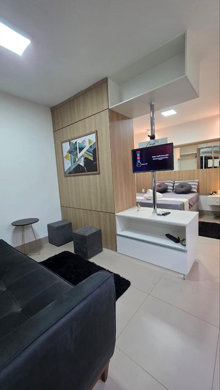 Studio Luxo Completo Piscina Academia Praia Clube - Uberlândia