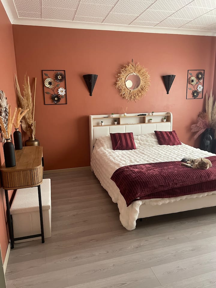 Chambre Avec Lit En 160/200 - Perpignan