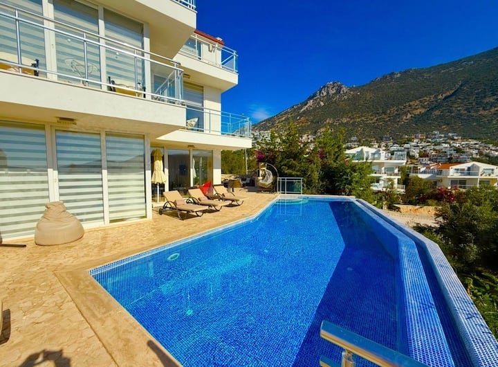 Luxury Sea View Villa In Central Kalkan - Kalkan