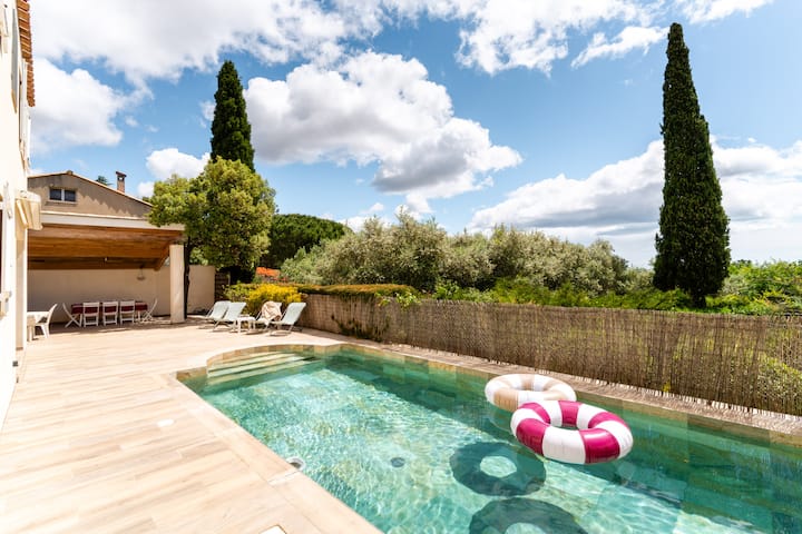 Villa 12 Pers Avec Piscine Privée à Béziers - Béziers