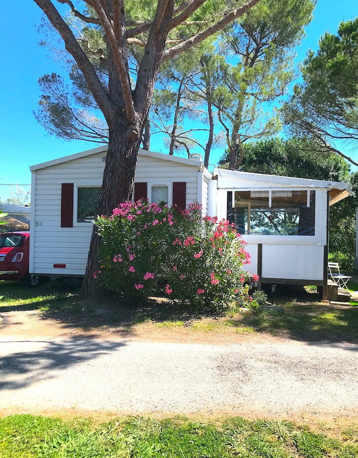 Bungalow Climatisé Avec Terrasse Couverte - Vic-la-Gardiole