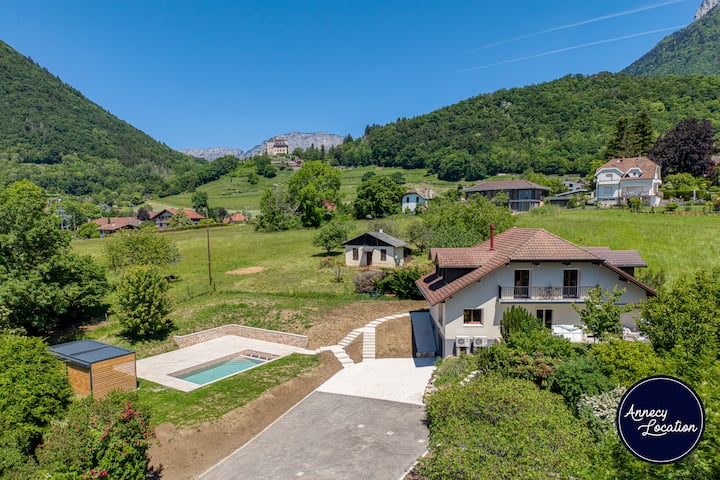 Villa Montfleur – Piscine Proche Du Village - Menthon-Saint-Bernard