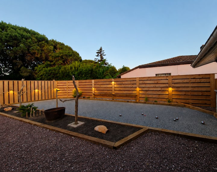 Maison Landaise (Centre) Avec Terrain De Pétanque - Andernos-les-Bains