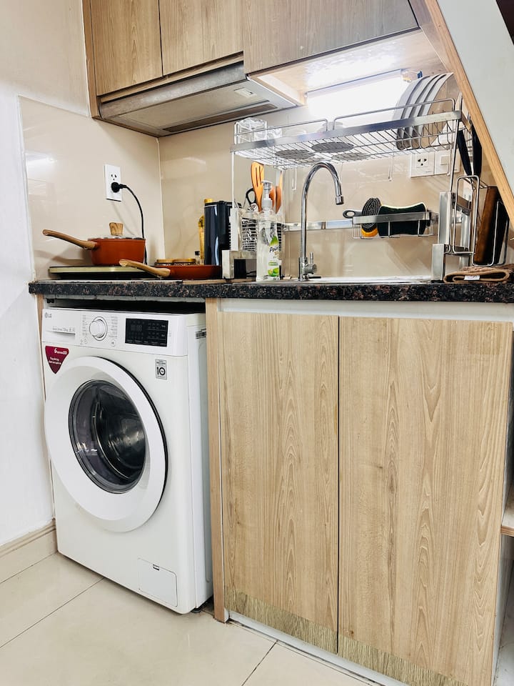 405 Cozy Loft W Kitchen Near District 2 - Hô Chi Minh-Ville
