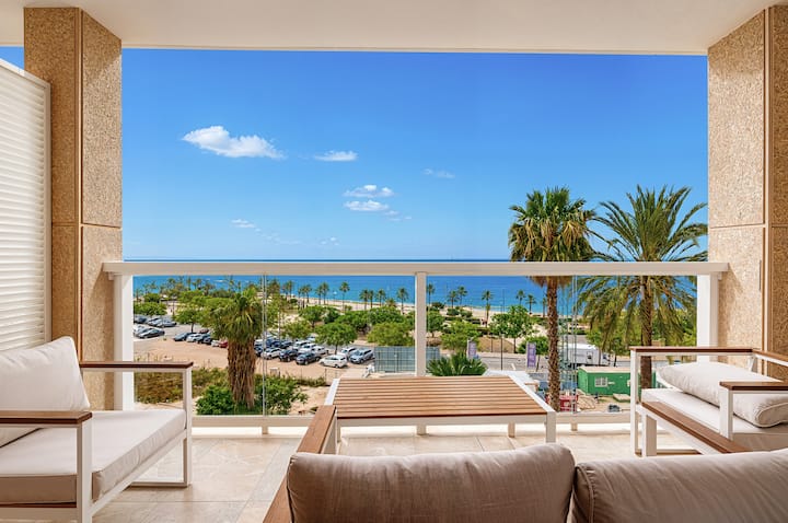 Sea View Apartment With Terrace - Sunrise - Villajoyosa
