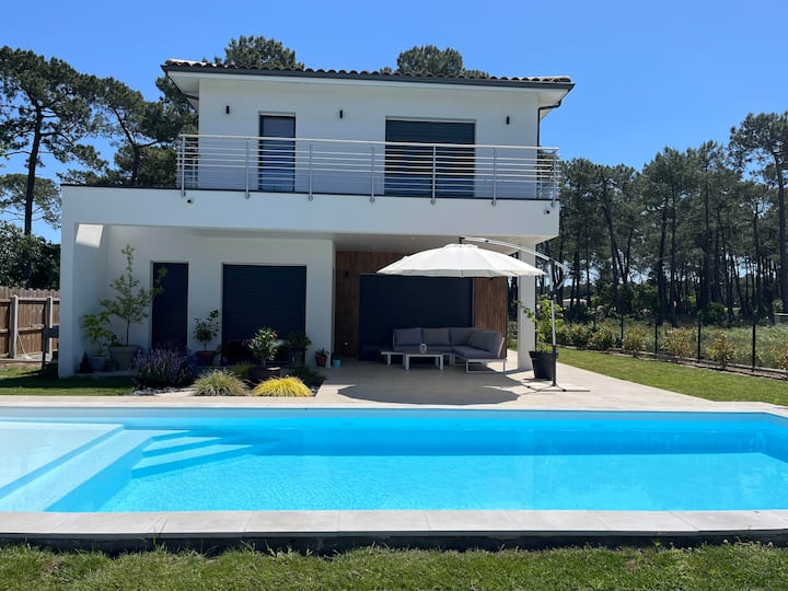 Maison Neuve Avec Piscine. Vacances à La Mer - Gujan-Mestras