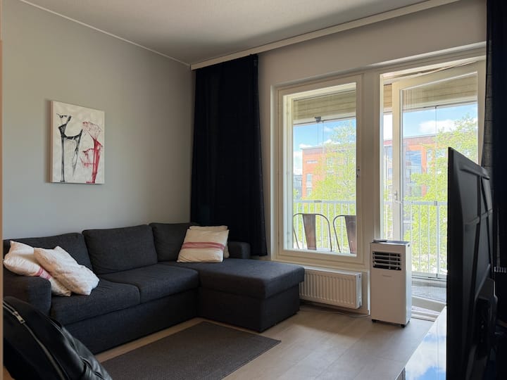 Ilmastoitu Asunto Lähellä Keskustaa | Parveke - Turku